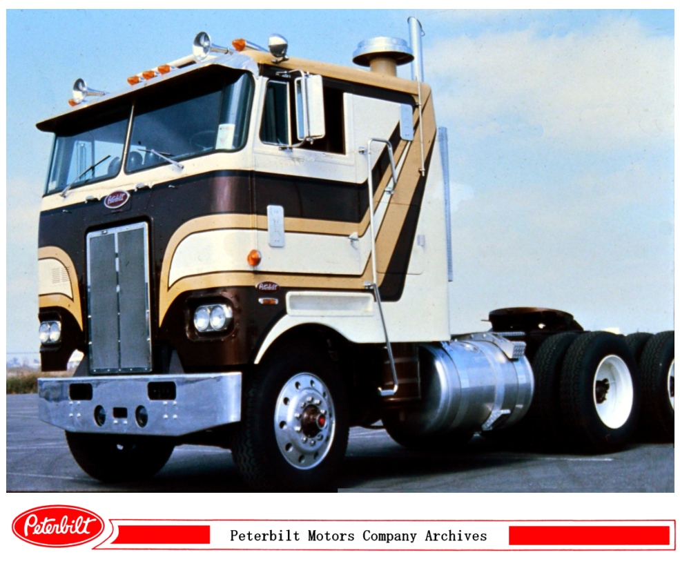 Photo: Throw back 1976 Peterbilt model 352H cabover Developed for high ...