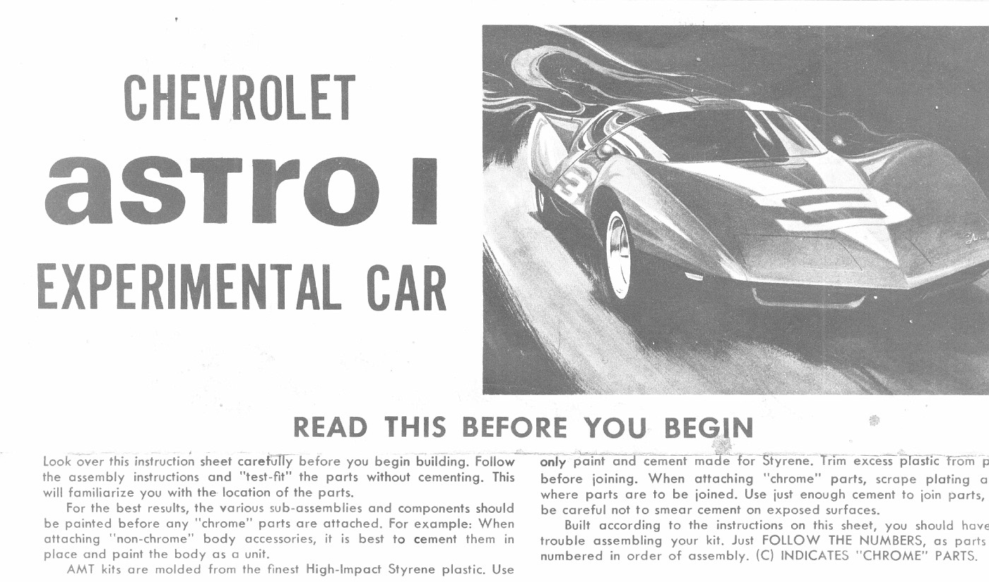 AMT Chevrolet's Experimental ASTRO I #(2178) T259-200 album | DRASTIC ...