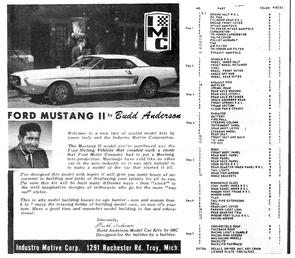 IMC Ford Mustang II #102-150 album | DRASTIC PLASTICS MODEL CAR CLUB ...