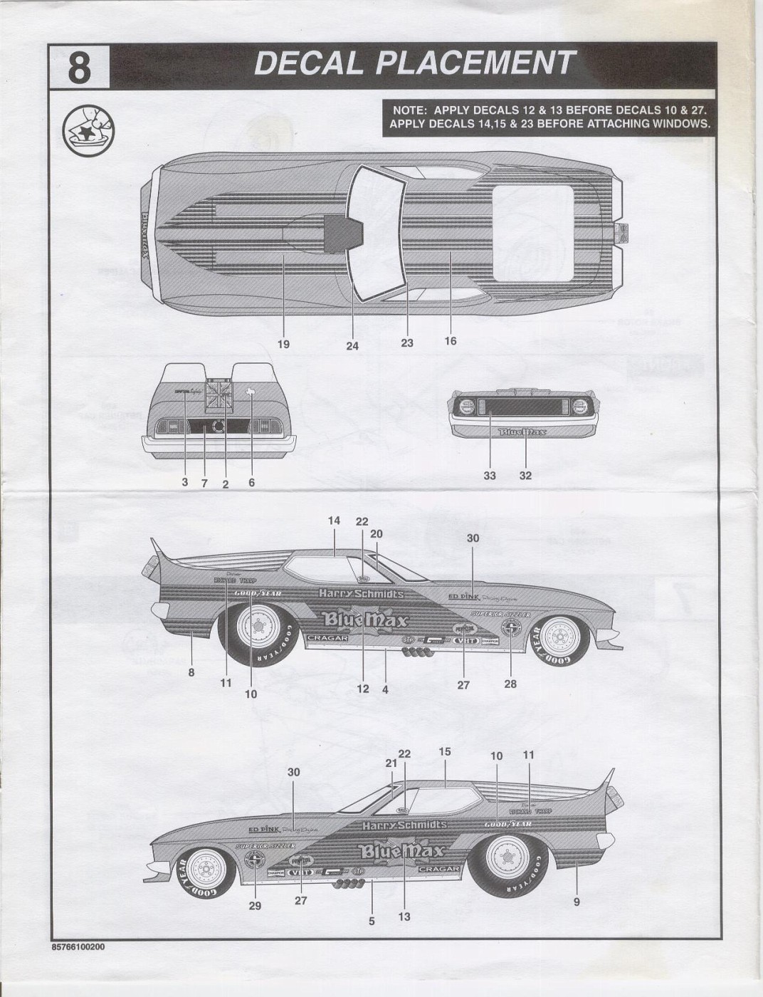 Revell #85-7661 Blue Max Mustang Funny Car album | bill-rules | Fotki ...