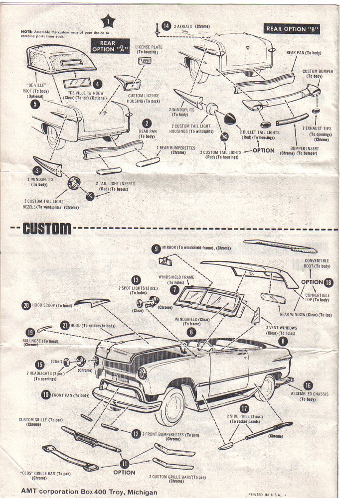 Photo: 3 | AMT '50 Ford Convertible album | DRASTIC PLASTICS MODEL CAR ...