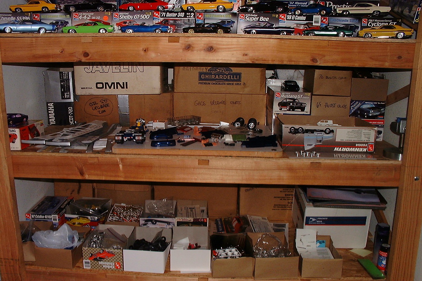 Photo: In progress and parts boxes | My Collection album | DRASTIC ...