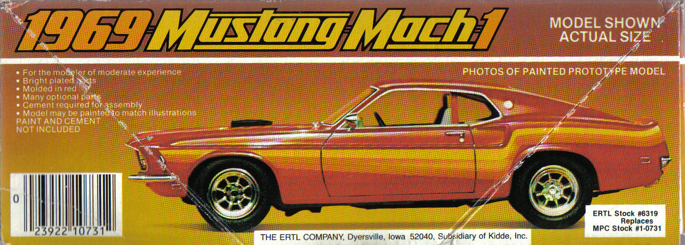 Photo: 3 | MPC 1969 Mustang Mach 1 album | DRASTIC PLASTICS MODEL CAR ...