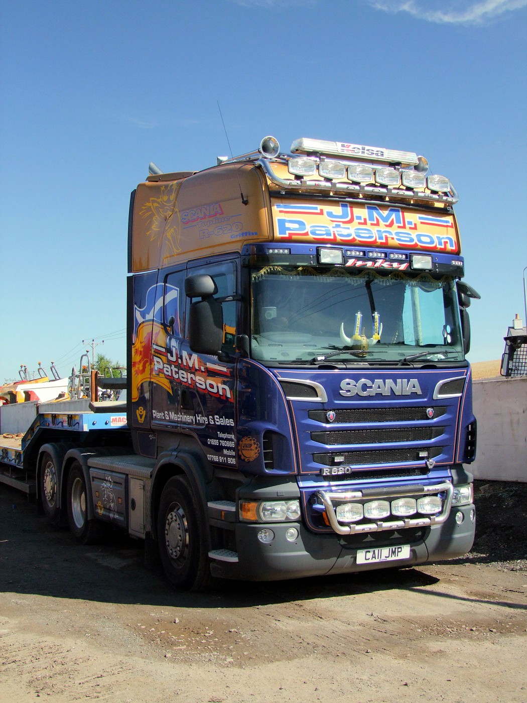 Photo: CA11 JMP Scania R 620 Topline 6x2 unit | J. M. Paterson Ltd ...