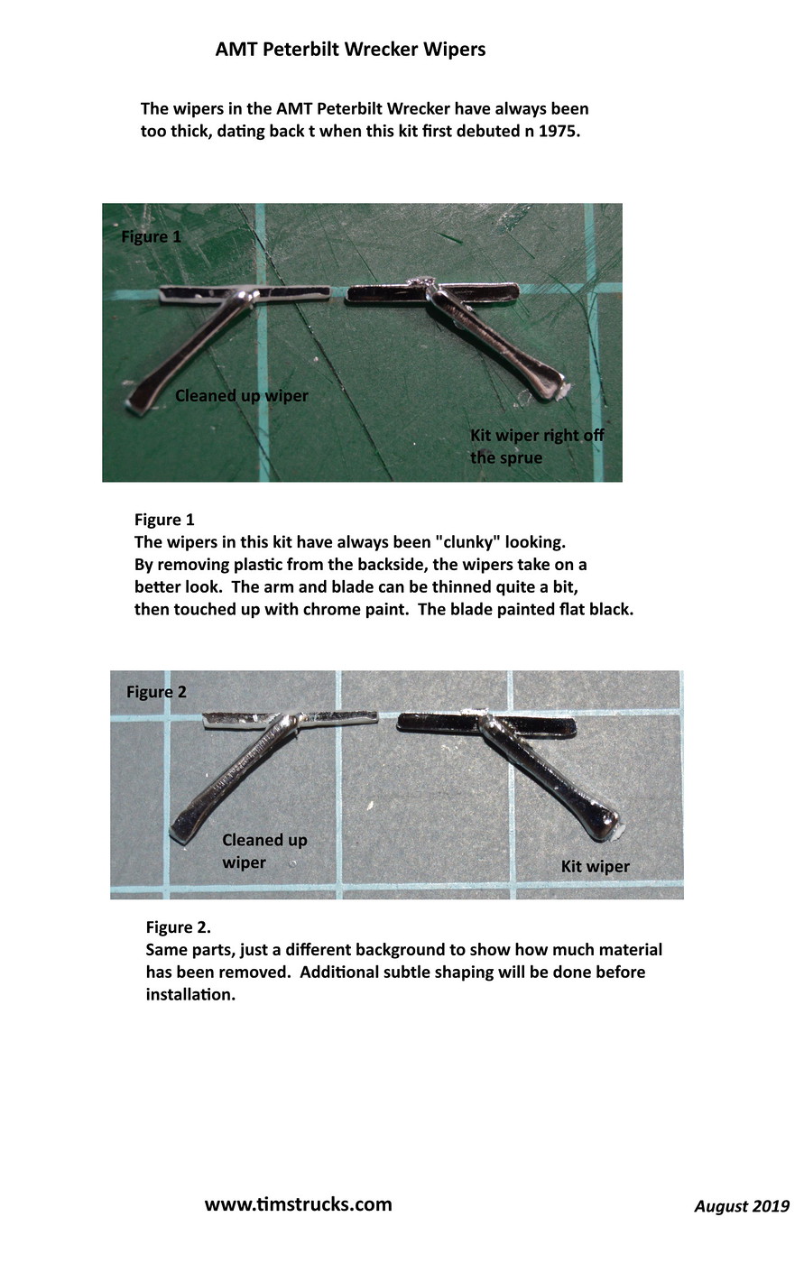 Photo: Wrecker Wipers 8 4 19 | What's on the bench recently - or a ...