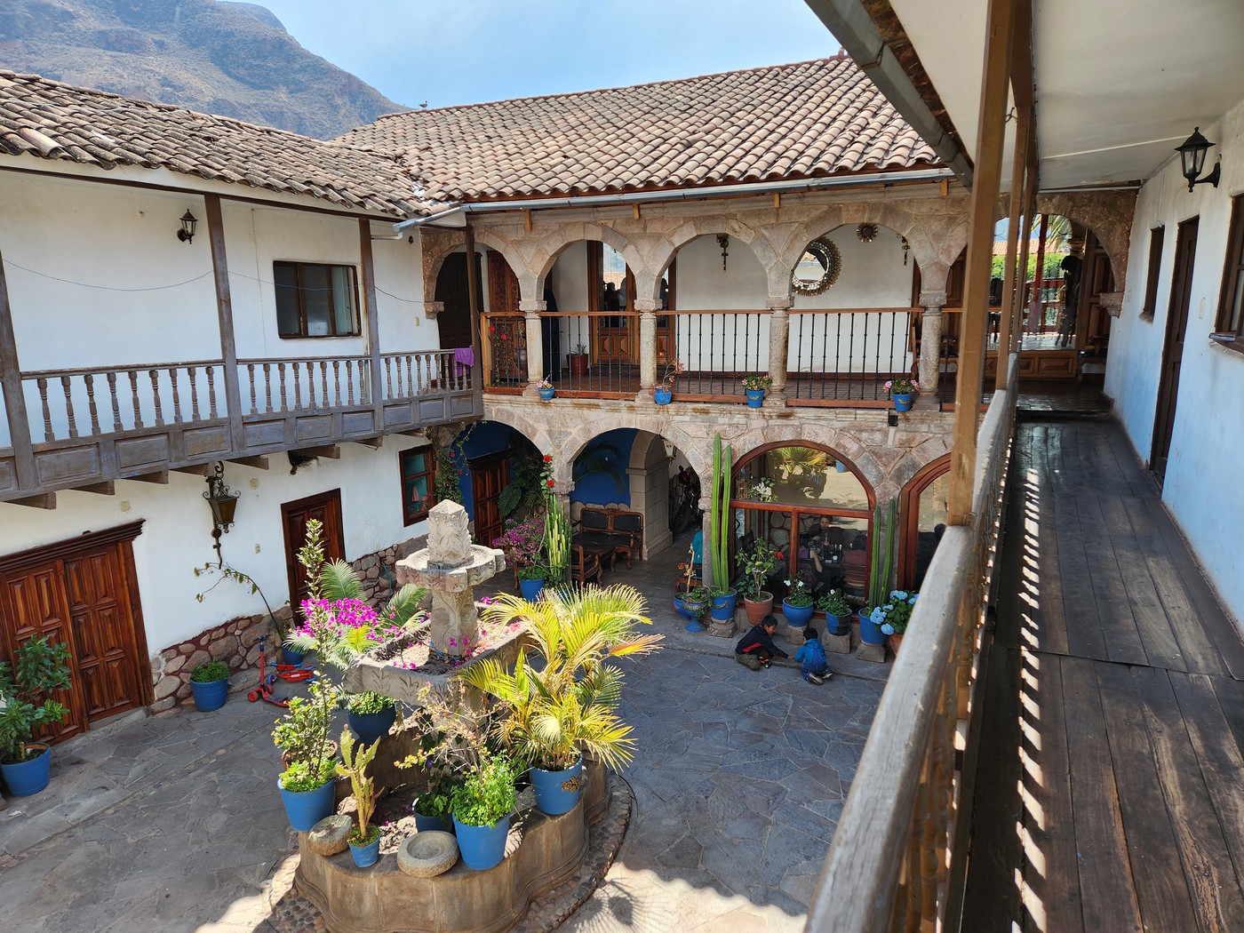 Photo: The Interior Courtyard of the Casa Colonial Restaurant in ...