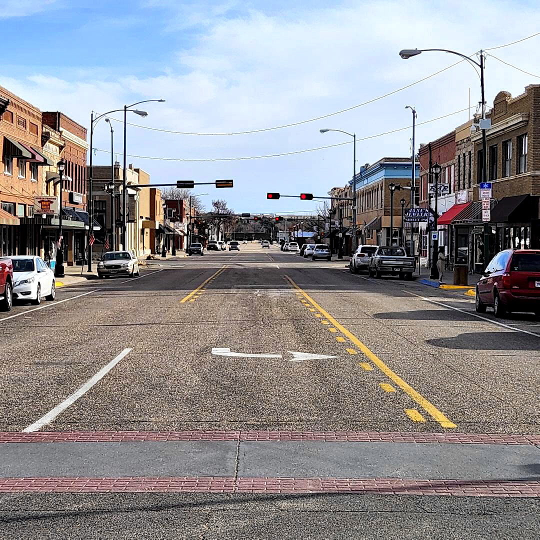 Photo: View of 10th Avenue Looking South From Hickory Square in Sidney ...