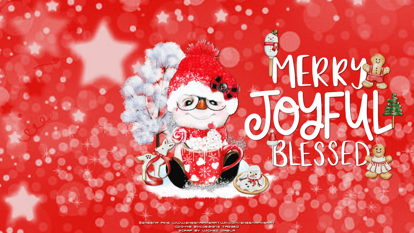 Photo: SPMerryCheerfulBlessedWP1920x1080 BKC | Wallpapers by Friends ...