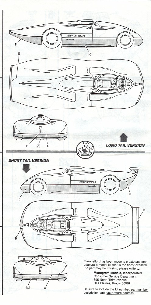 MONOGRAM OLDS AEROTECH #2901 album | DRASTIC PLASTICS MODEL CAR CLUB ...