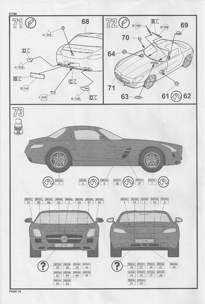 Photo: scan0016 | REVELL Mercedes-Benz SLS AMG #07100 album | DRASTIC ...