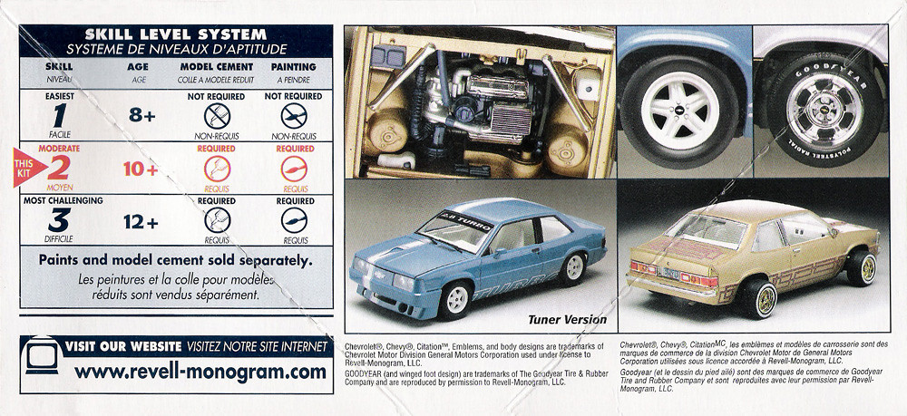 Revell 1981 Chevy Citation Low Rider 3 'N 1 # 85-2378 album | DRASTIC ...