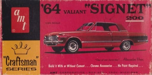 AMT '64 Valiant Signet 200 #J1-4824 album | DRASTIC PLASTICS MODEL CAR ...