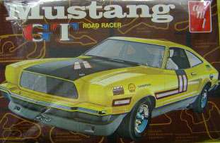 Photo: Mustang GT | AMT Track Racers Box top only album | DRASTIC ...