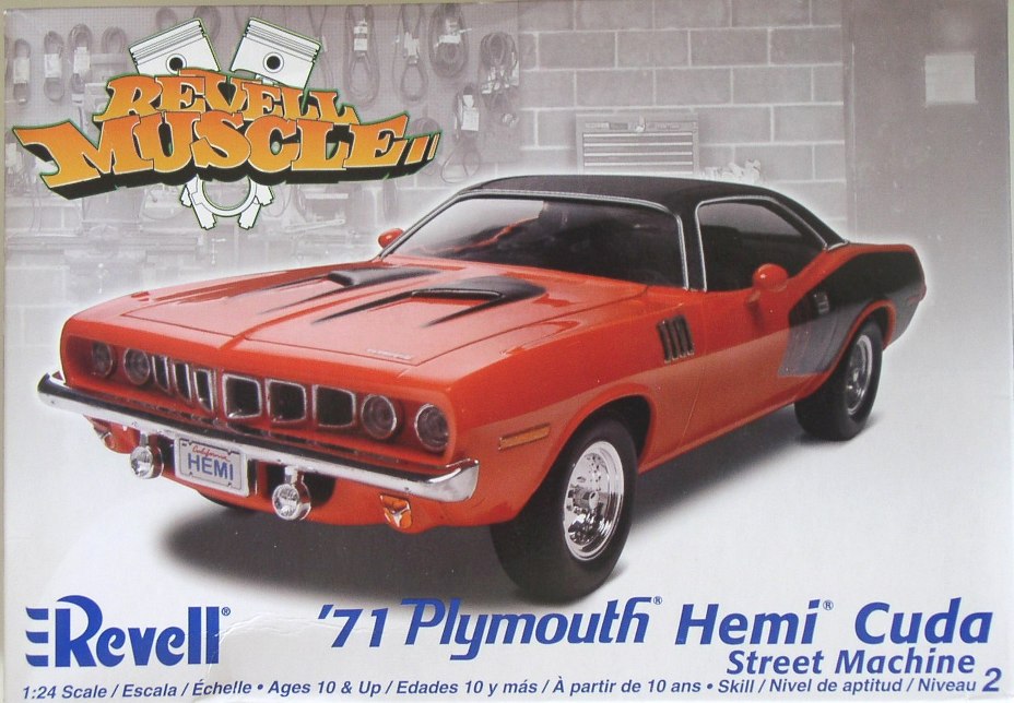 Photo: Revell 1971 Hemi Cuda box art 4 | REVELL '71 Plymouth Hemi Cuda ...