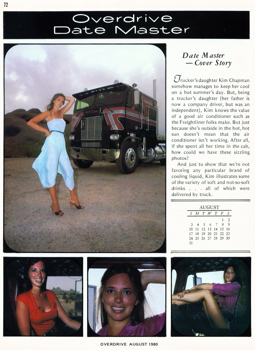 Photo: August 1980 Date Master 1 | 08 Overdrive Magazine August 1980 ...