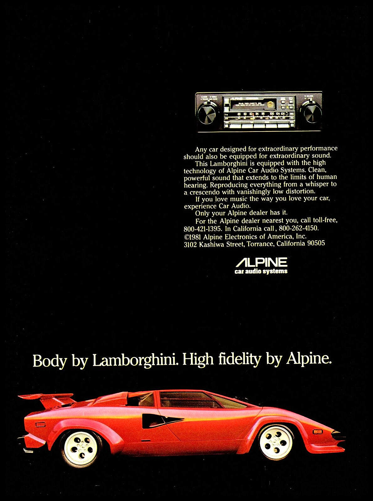 Photo: Alpine 04 | Vintage Car Audio Advertising album ...