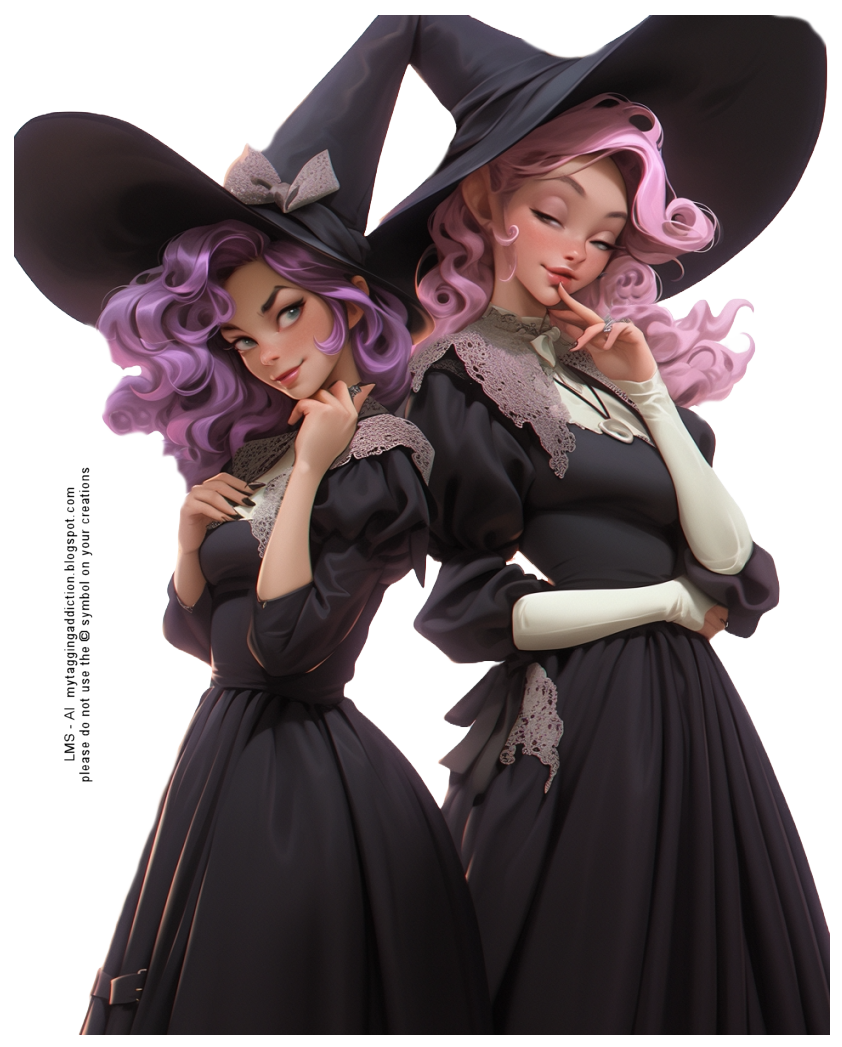 Photo: Purple-haired-witches LMS | Halloween album | LindasTags | Fotki ...