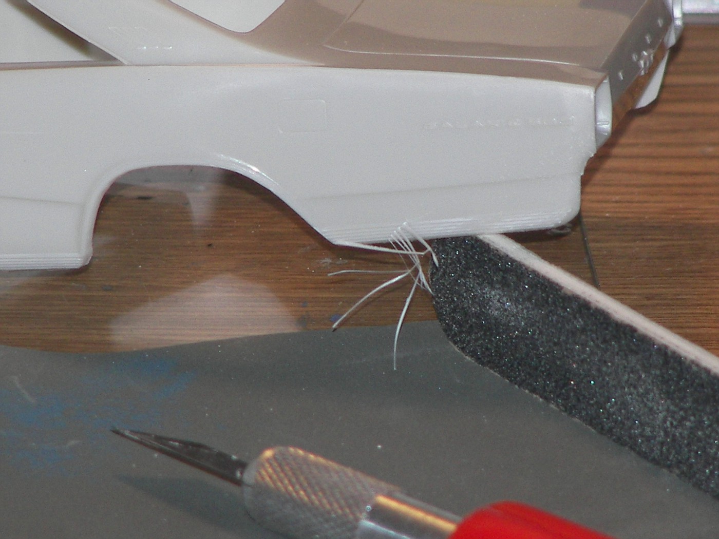 Photo: removing trim | 1966 Ford Galaxie Mike Schmitt's FORD *1/4 miler ...