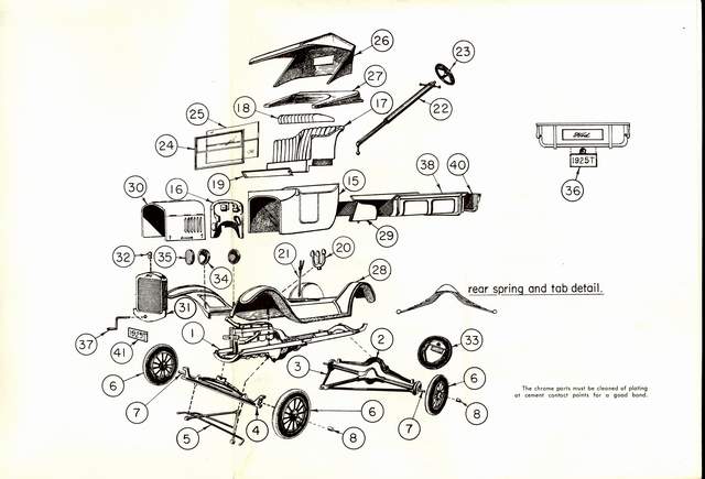 Photo: T125 200 (12) | AMT 1925 Model T Ford "Double Kit" #125-200 ...