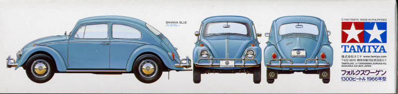 Photo: 1966 VW Beetle Box 3 | Tamiya 1966 Model Volkswagen 1300 Beetle ...