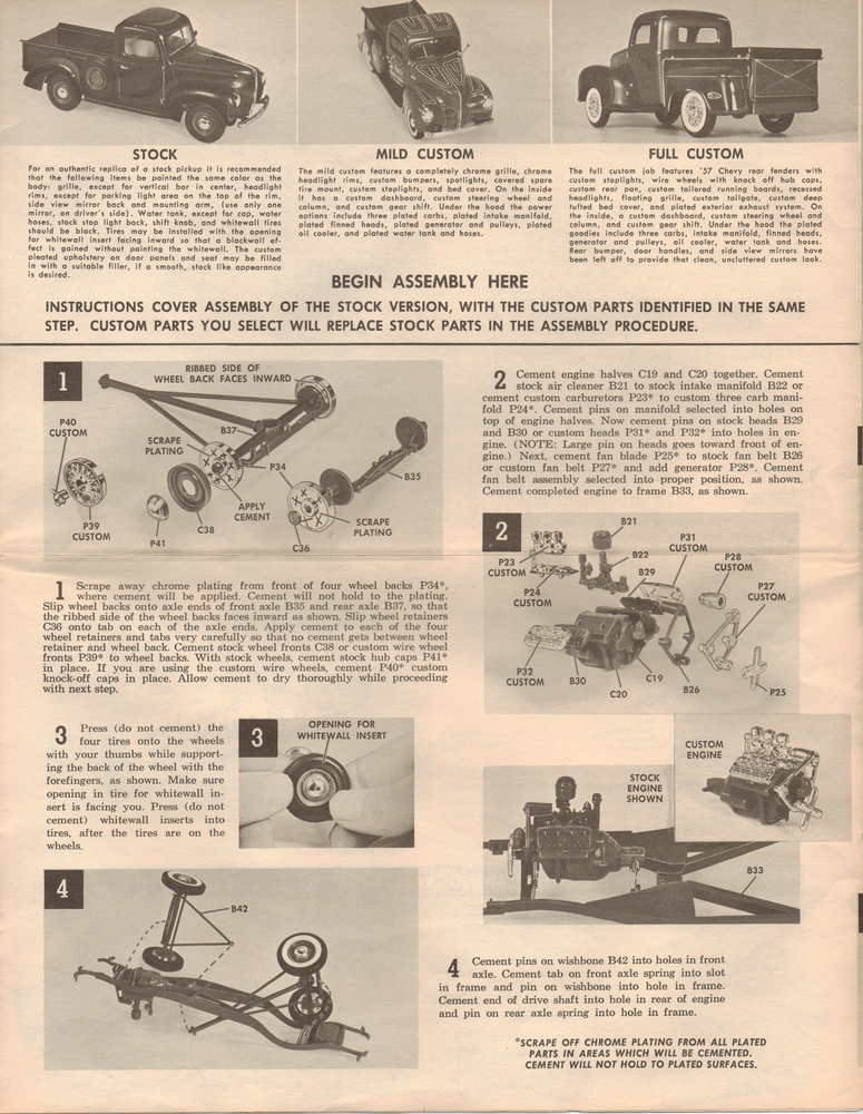 Photo: File2 | MONOGRAM 1940 Ford Pickup 4-WAY Customizing Kit #PC91 ...
