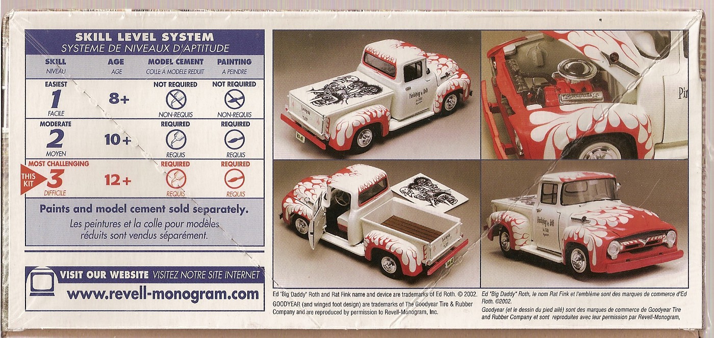 REVELL Ed Roth '56 Ford Pickup album | DRASTIC PLASTICS MODEL CAR CLUB ...