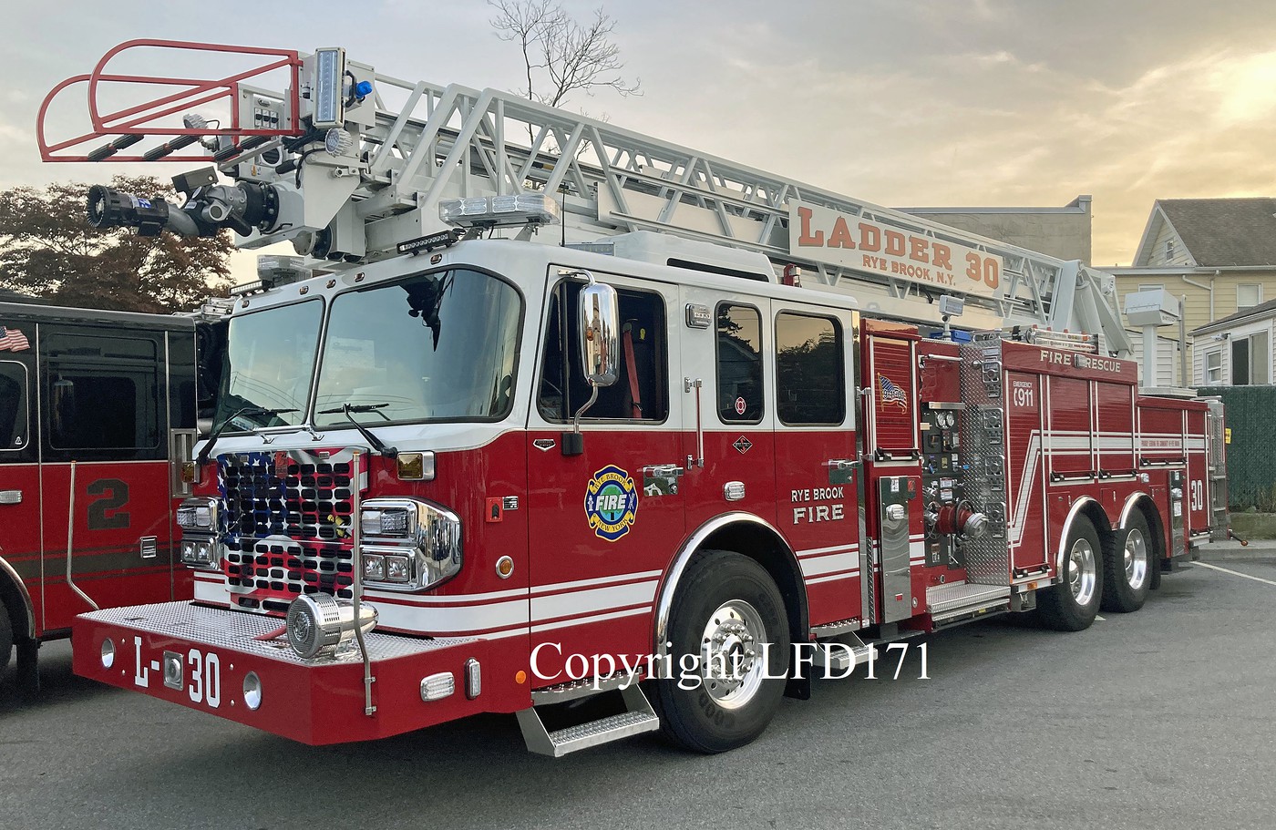 Photo: Ladder 30 | Rye Brook album | Westchester County Fire Apparatus ...